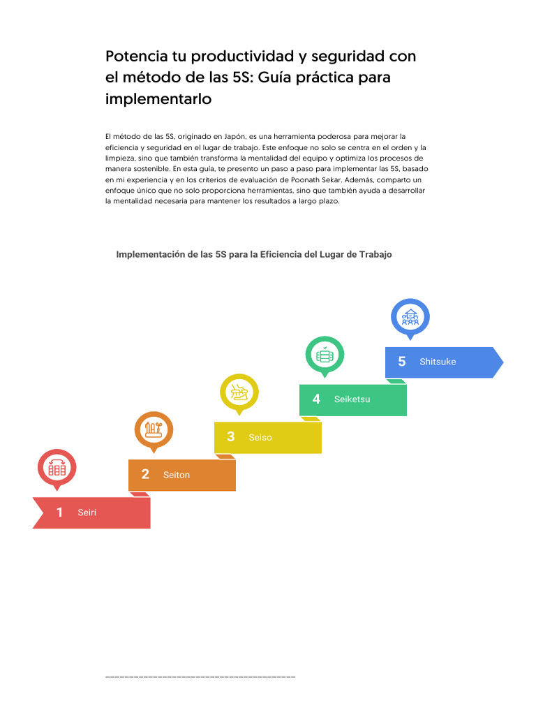 Implementacion de Las 5s | PDF