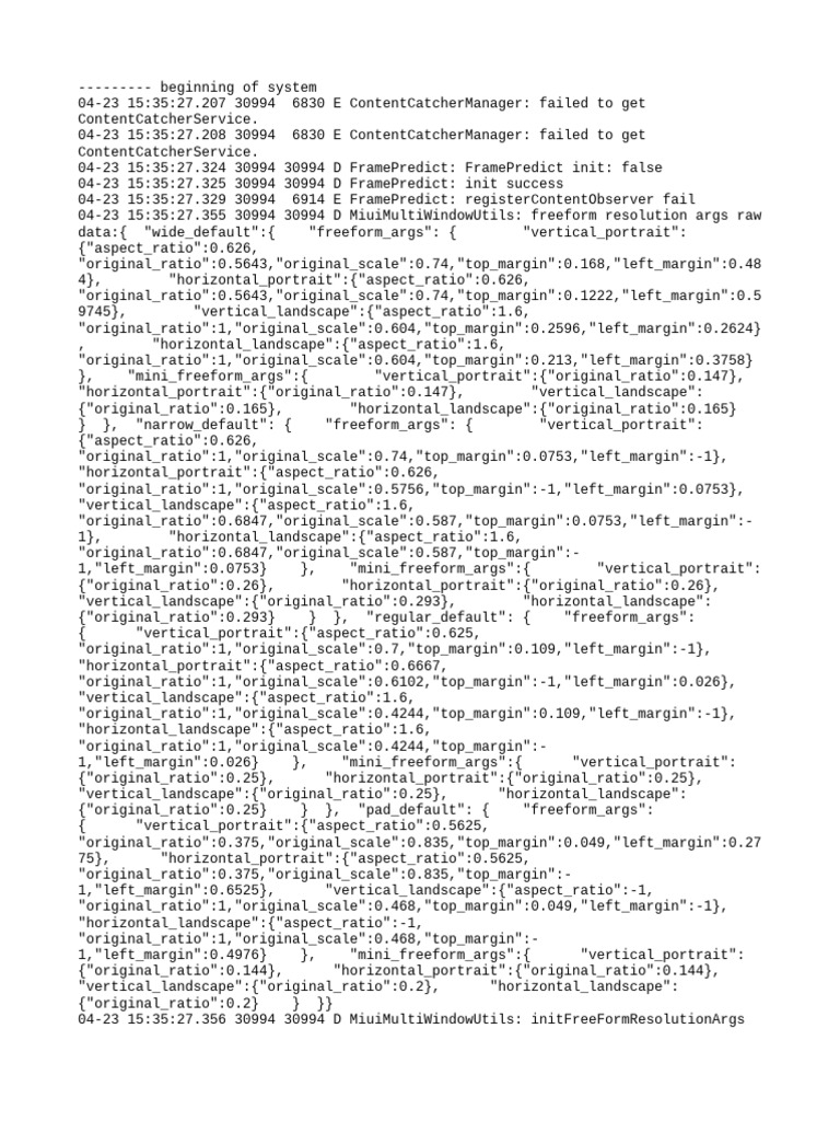 Log Cat 1745399152573 | PDF | Computer Programming | Software