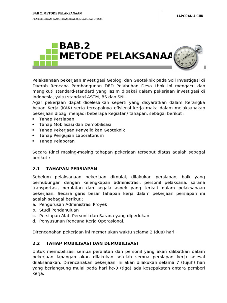 00 - Laporan Akhir Soil | PDF