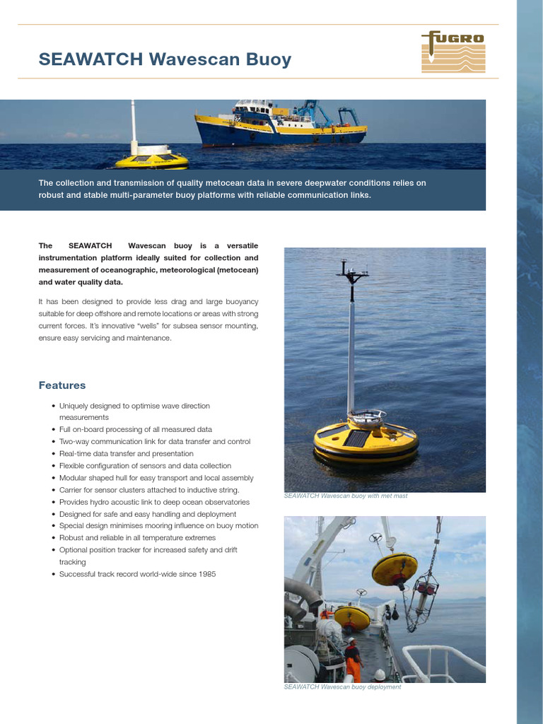 SW06 SEAWATCH Wavescan Buoy FINAL | PDF