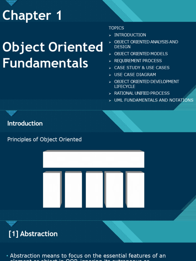 Chapter 1 (Object Oriented Fundamentals) A9283982 216f 4720 9cc2 0232ba7be22b | PDF | Use Case ...