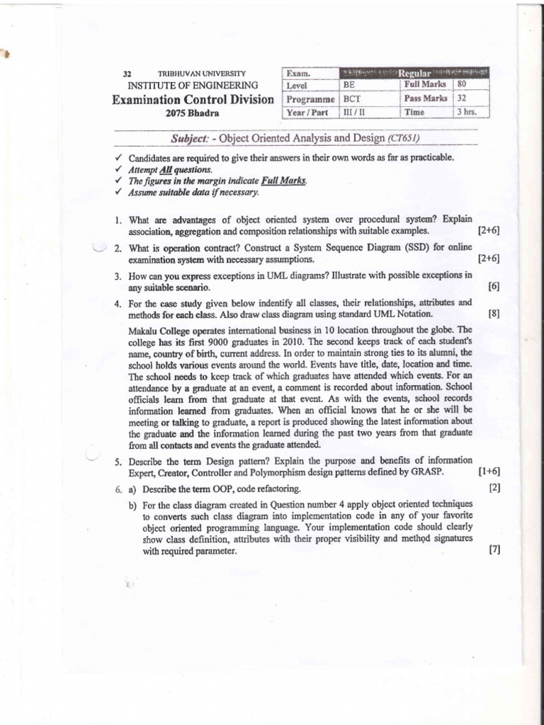 Object Oriented Analysis and Design | PDF | Use Case | Software Engineering