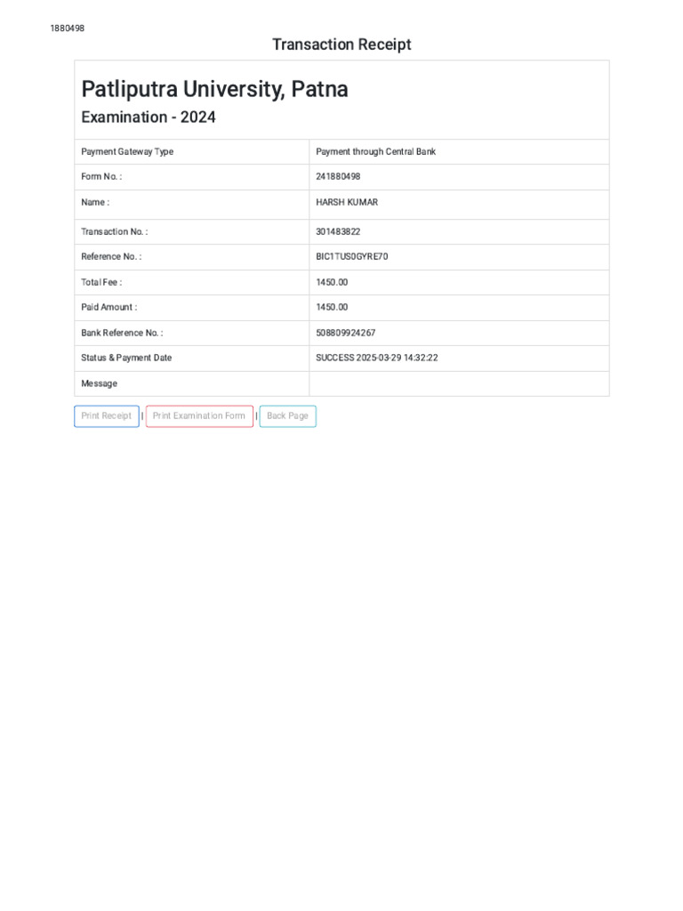 Harsh Addmission Ppu | PDF