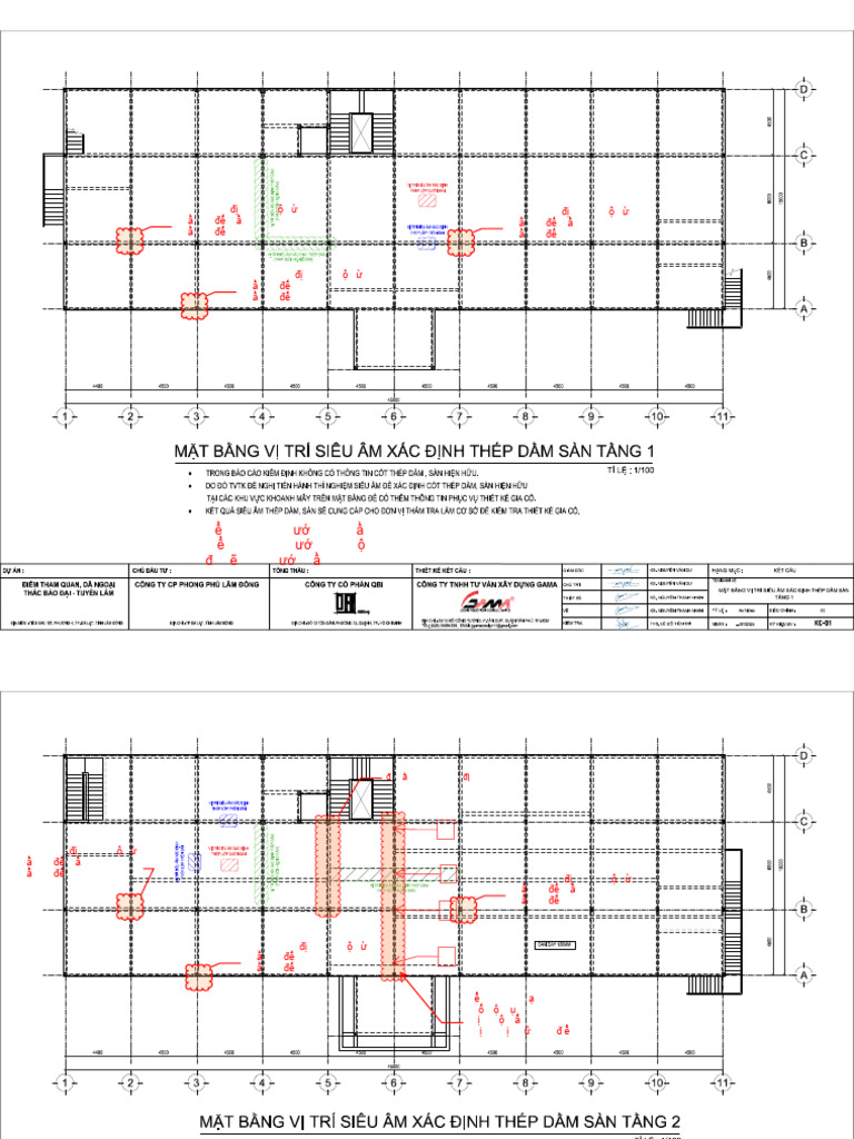 250204-DL_VI TRI SIEU AM XAC DINH THEP COT-DAM-SAN_V1.0 | PDF