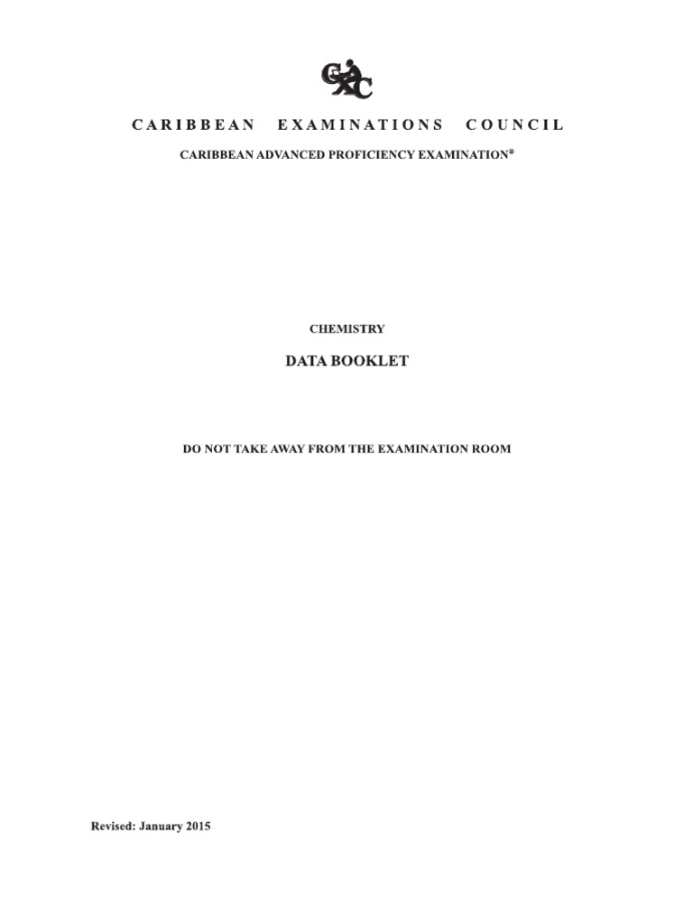 Data Booklet Pdf