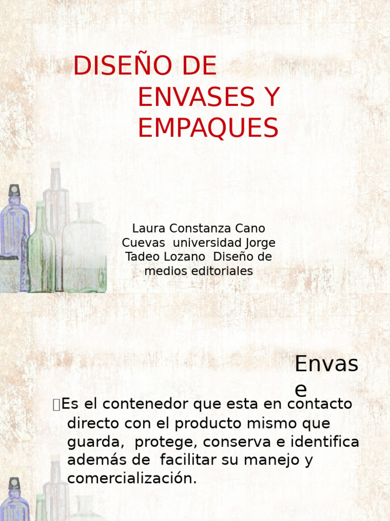 Diseño de Envases y Empaques Efectivos | PDF | Papel | Lentes