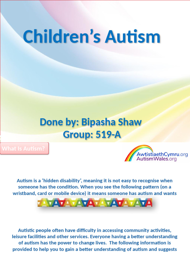 Understanding Autism: Key Insights and Support | PDF | Autism | Perception