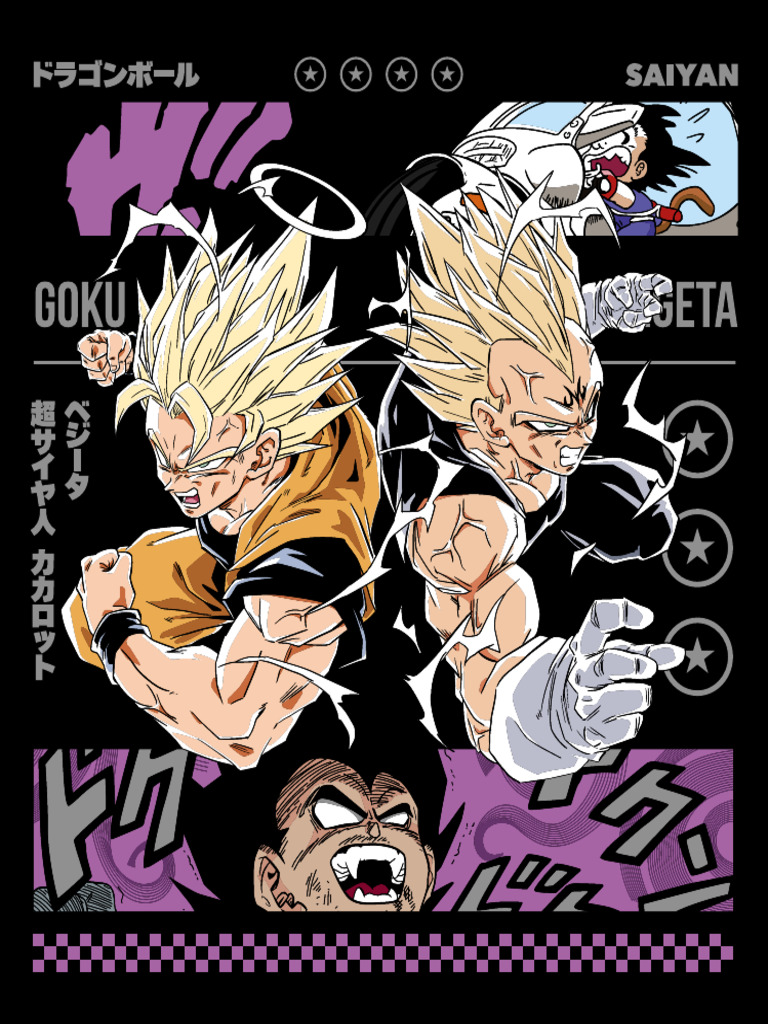 Goku Vegeta v2 Dragon Ball Vector | PDF