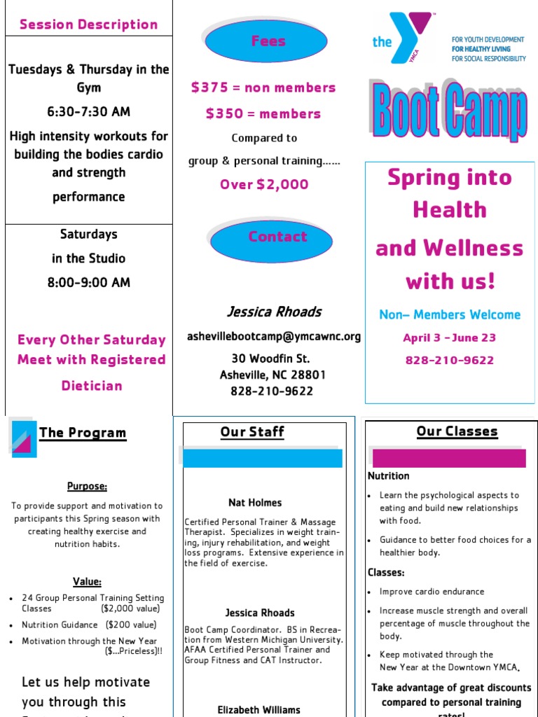 Spring Fitness & Nutrition Bootcamp | PDF