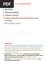 CDM Contingent Guidelines for Assemblies | PDF | Police | Arrest