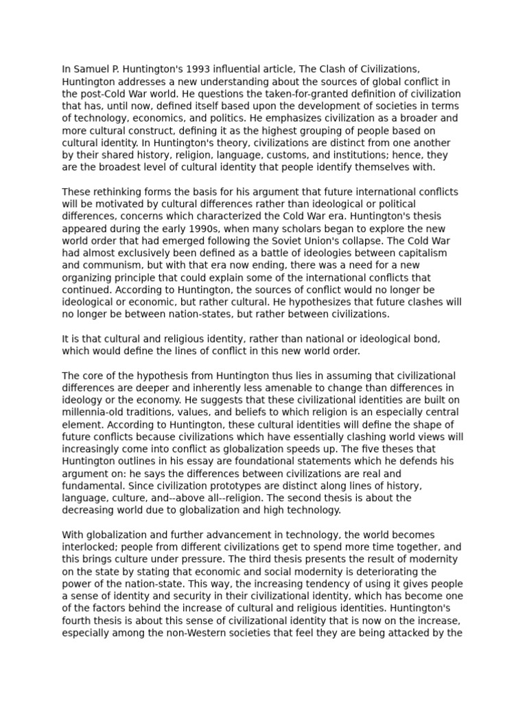 Activity in Contemporary World | PDF | Civilization | Political Science