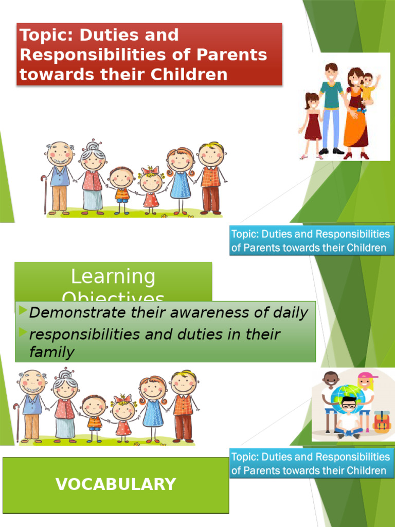Parent Responsibilities for Children | PDF