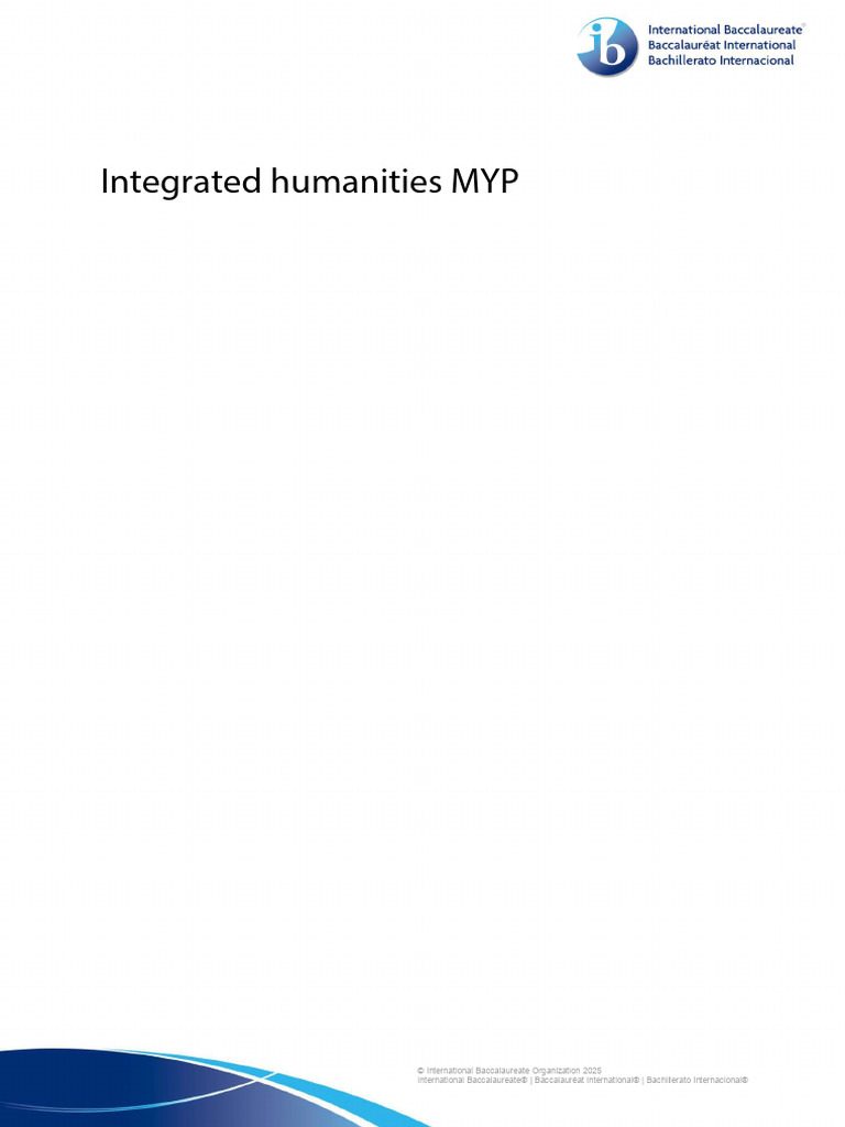 2024 Subject Report Integrated Humanities | PDF | Reason | Essays