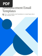 Go-Live Announcement Email Template | PDF | Business