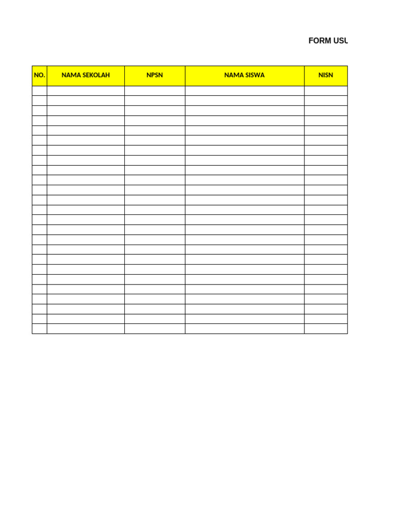 Form Pengajuan Beasiswa Pip Aspirasi 2025 | PDF