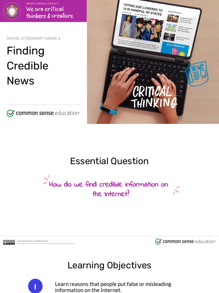 Finding Credible News Online | PDF | News | Mass Media