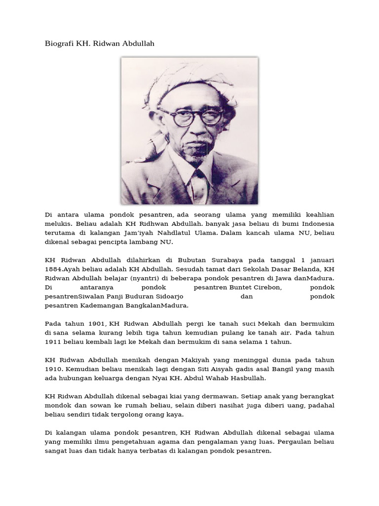 Biografi KH | PDF