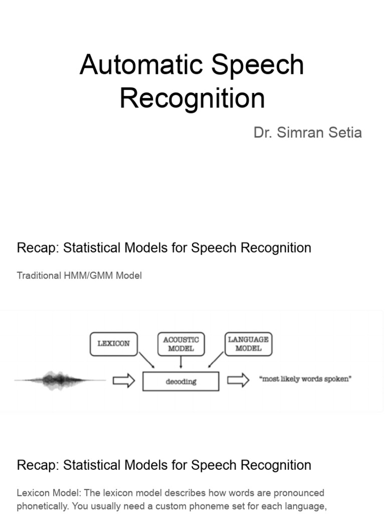 Automatic Speech Recognition | PDF | Phonetics | Consonant