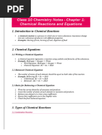 Class 10th Cbse Science Chapter 1 Notes 2025-26 | PDF