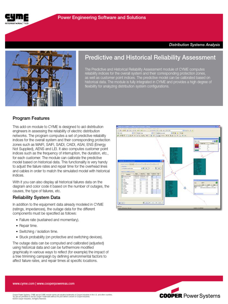 Electric Distribution Reliability Assessment | PDF | Reliability ...
