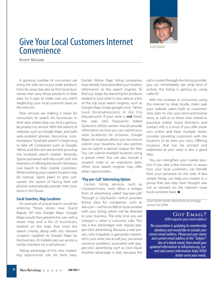 Give Your Local Customers Internet Convenience | PDF | Online Services ...