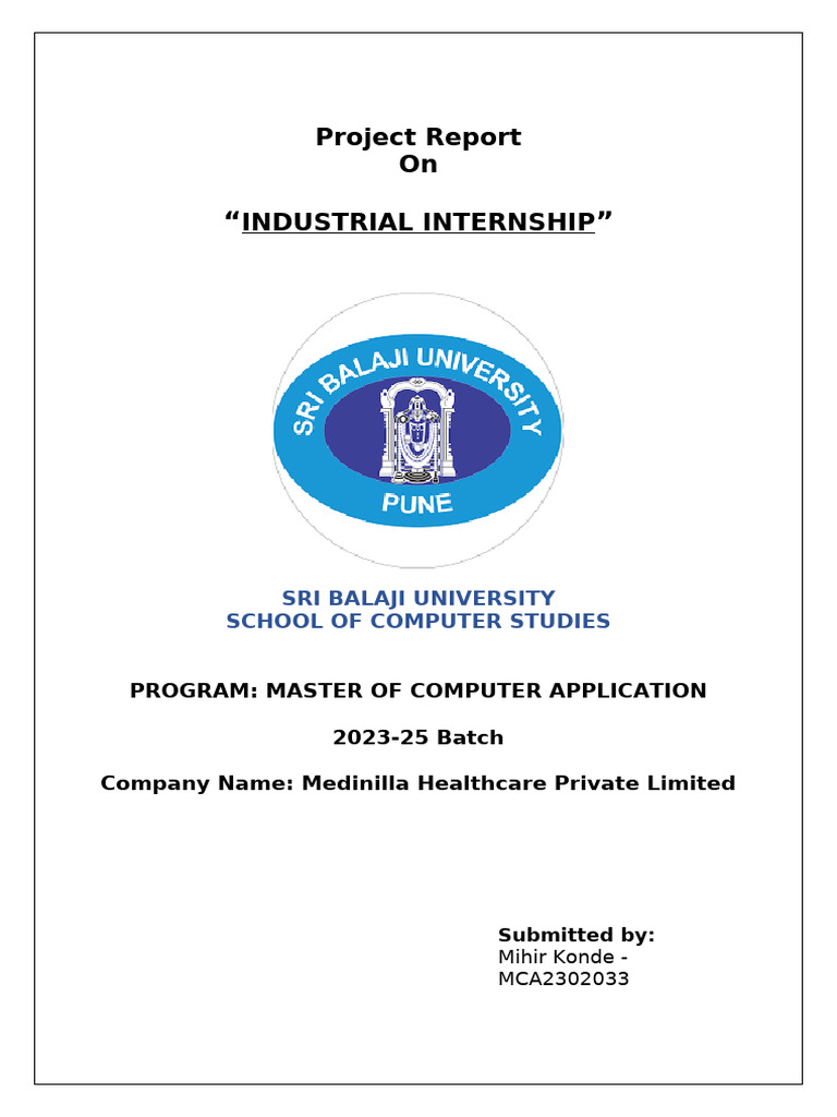 Industrial Internship Report: Web Development | PDF | Usability | Web Development