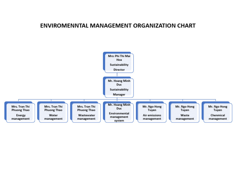 1.1. Environmental Organization Chart | PDF