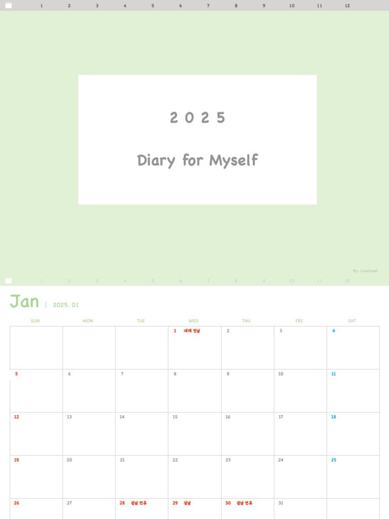 2025 Feasts and Diary Calendar | PDF