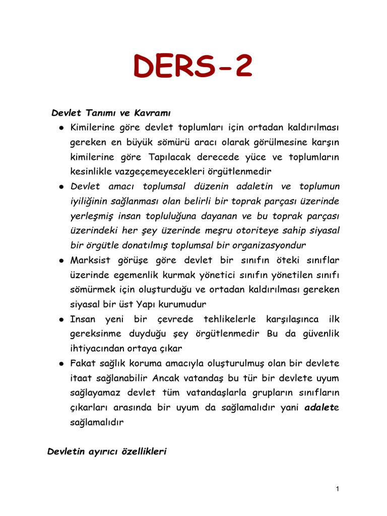 Ders | PDF