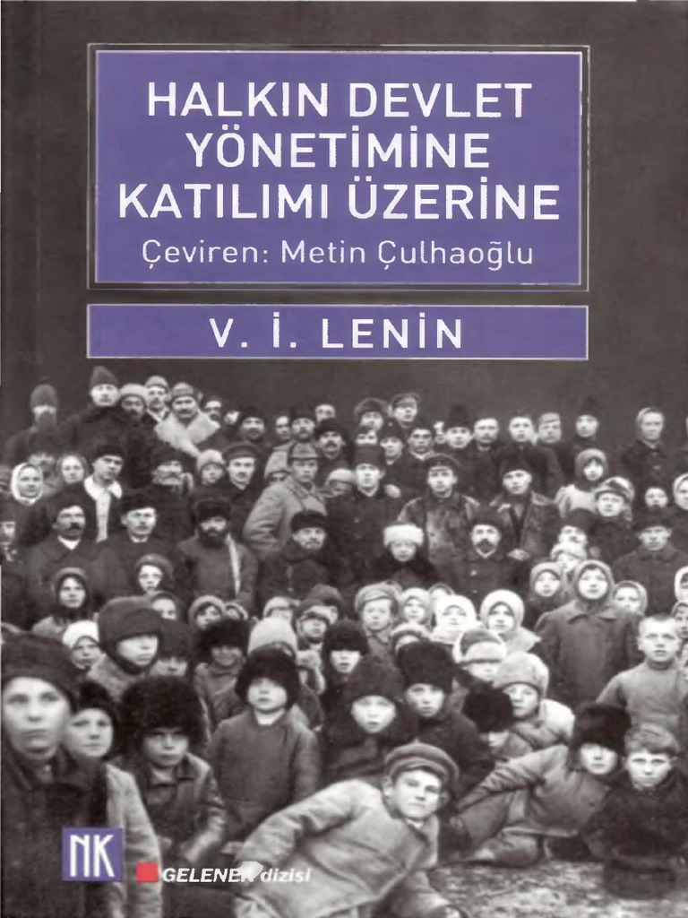 V. İ. Lenin - Halkın Devlet Yönetimine Katılımı Üzerine (Gelenek Yayınları) | PDF