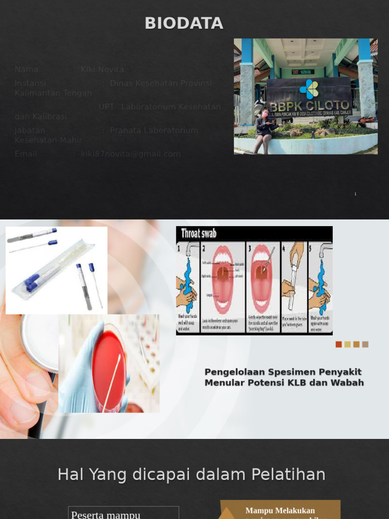 Pengelolaan Spesimen Penyakit Menular | PDF