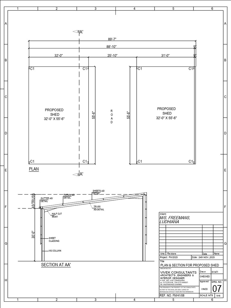 Site Plan for Proposed Shed Design | PDF