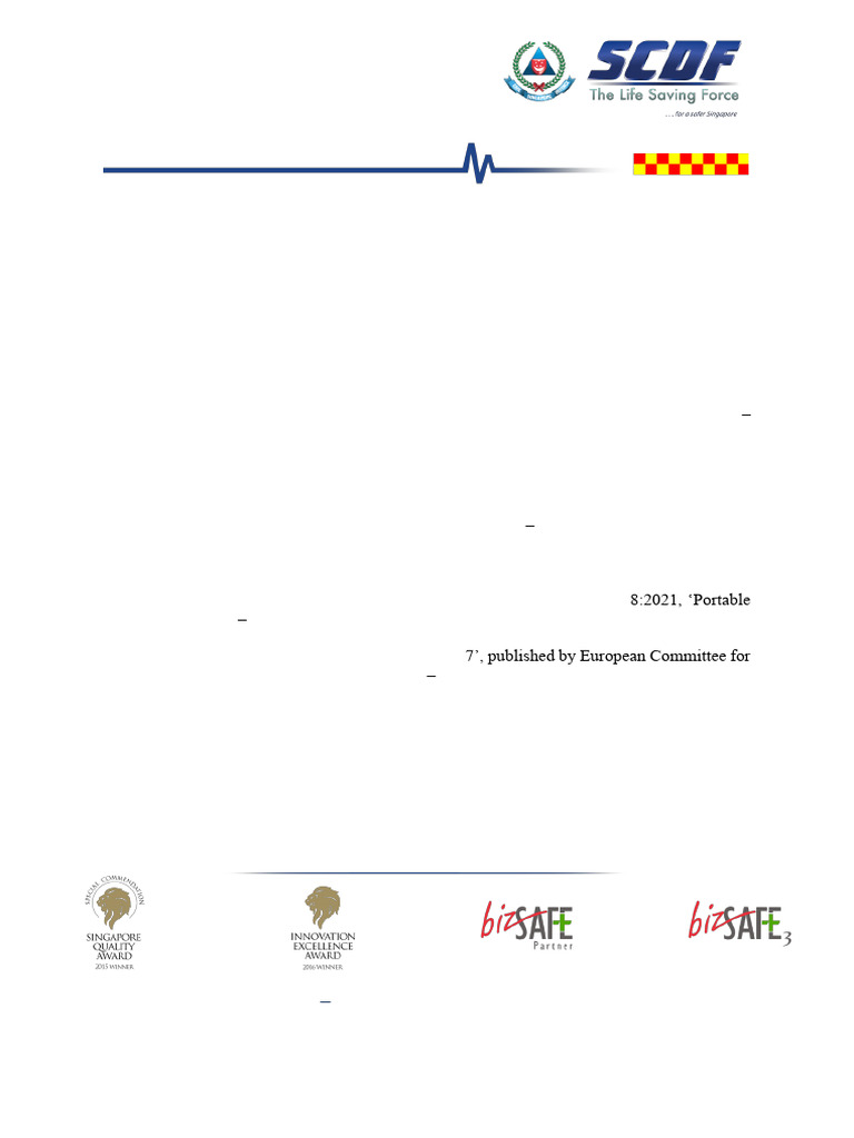 New Fire Extinguisher Standards in Singapore | PDF | Hazards | Civil ...