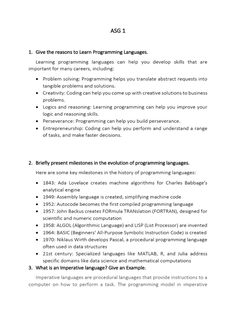 Principles of Programming Languages | PDF | Computer Programming | Programming Language