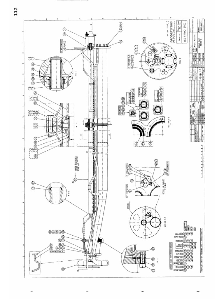 Framo Pump Drawing (00000003) NEW | PDF