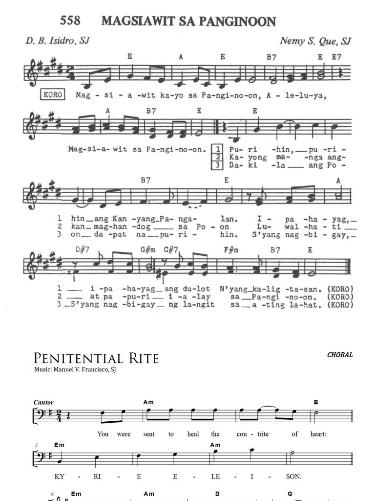 Easter Line Up | PDF