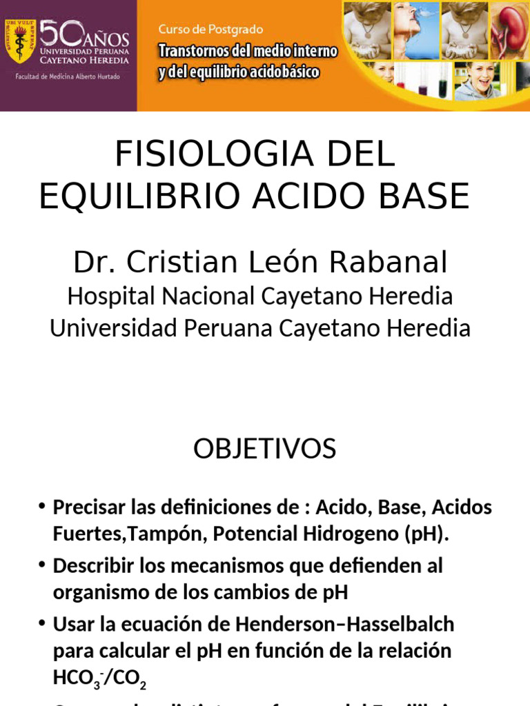 ACIDO BASE para Curso de Medio Interno | PDF | Constante de disociación ...