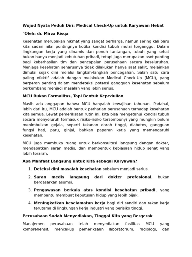 artikel mengajak MCU 2 fix | PDF