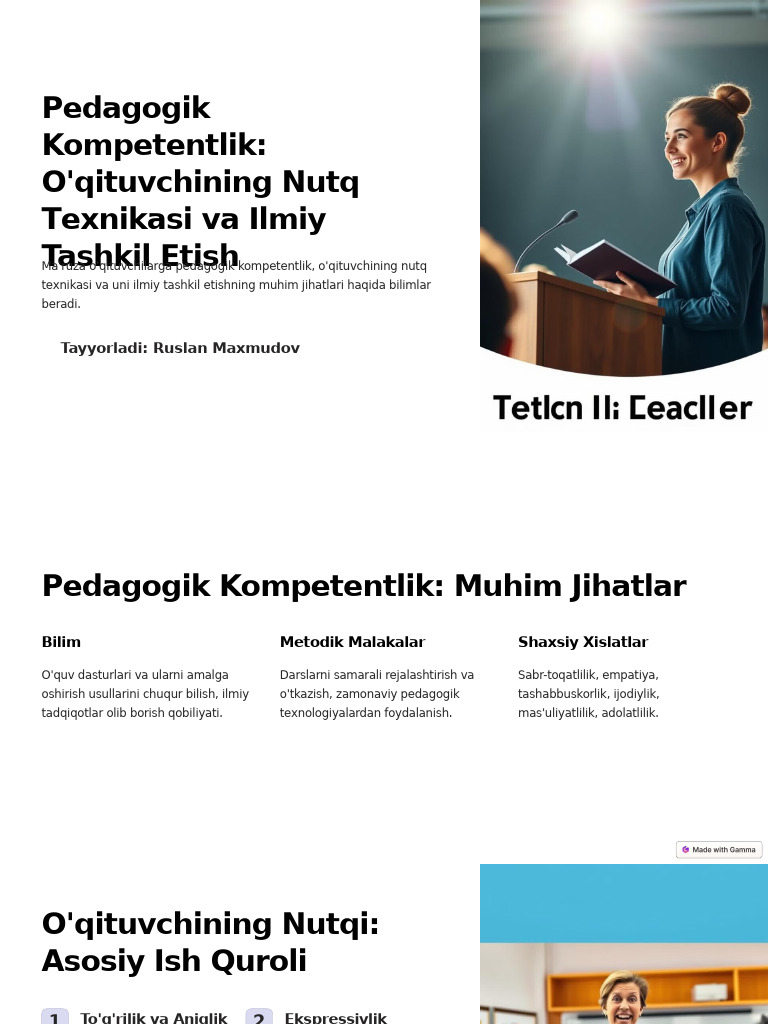 Maxmudov Ruslan Pedagogika Fanidan | PDF