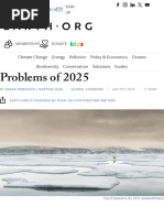 15 Major Environmental Issues 2025 | PDF | Ocean Acidification ...