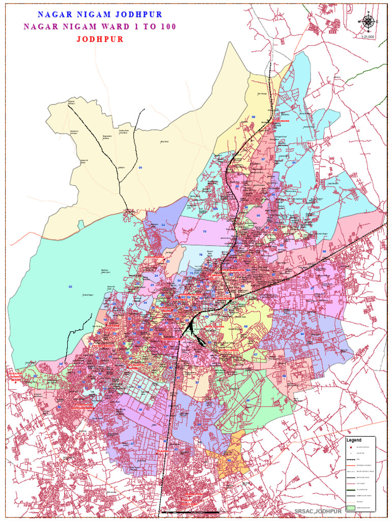 Ward Boundary Updated Jodhpur 100 Ward | PDF