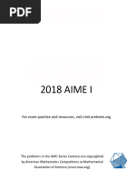 AIME I and II - 2025 With Answer Keys | PDF | Mathematics ...