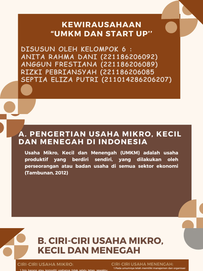 Kewirausahaan KLMPK 6 | PDF