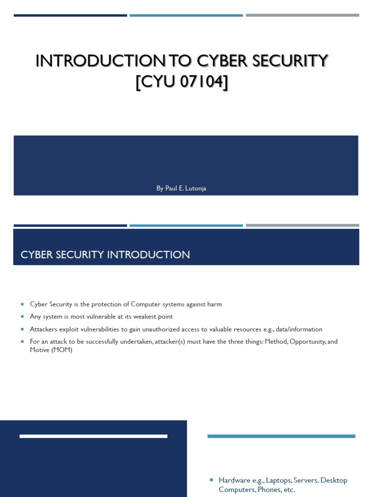Cyber Security Fundamentals Explained | PDF | Security | Computer Security