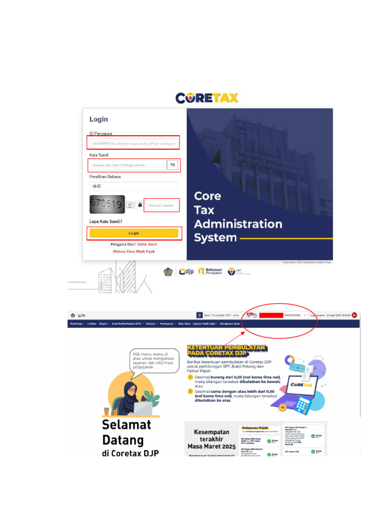 Langkah Pembuatan Kode Billing Coretax | PDF
