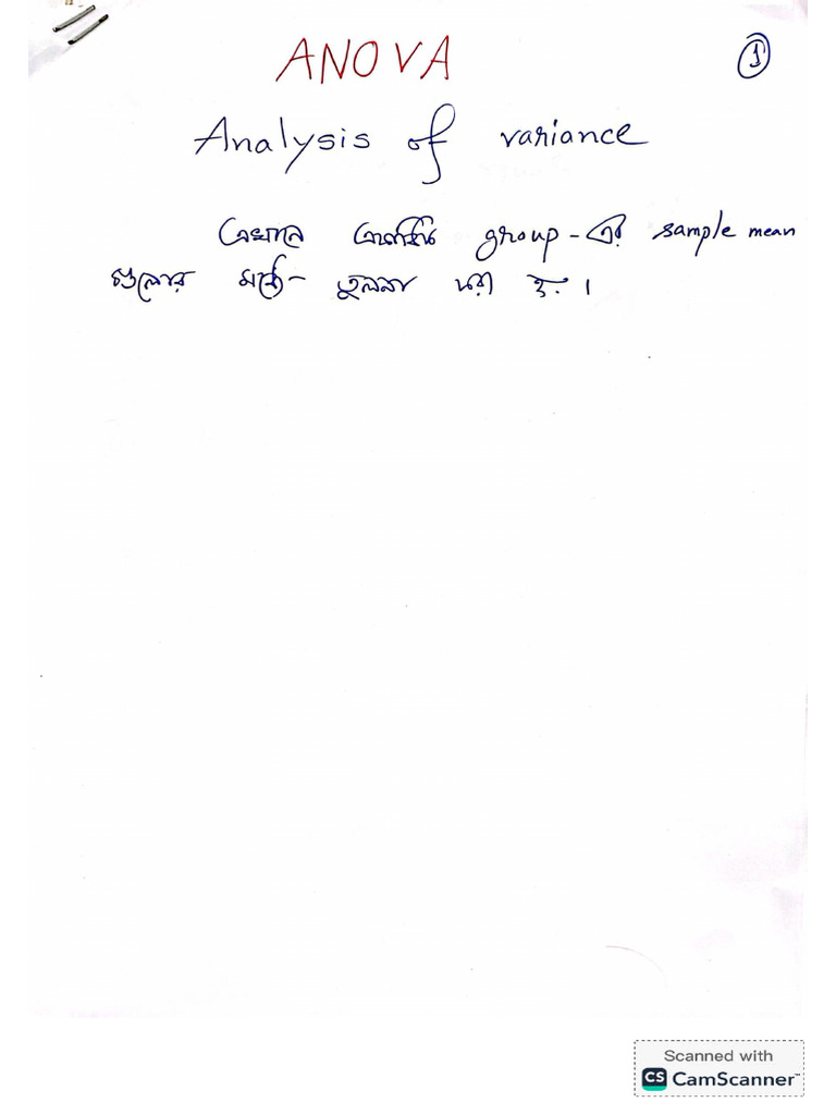 ANOVA | PDF