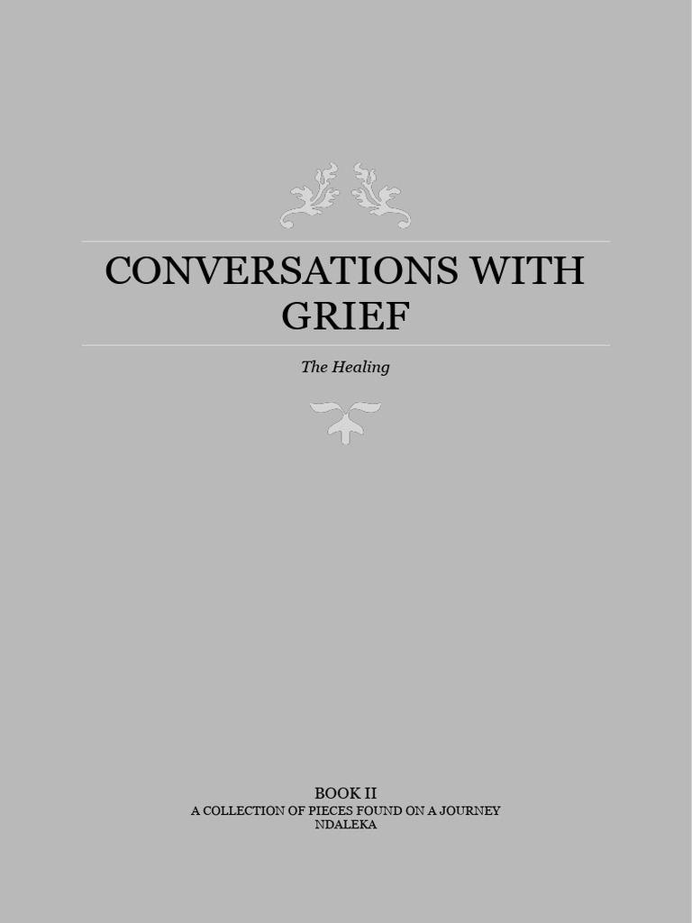Conversations With Grief - Complete Collection | PDF | Broken Heart