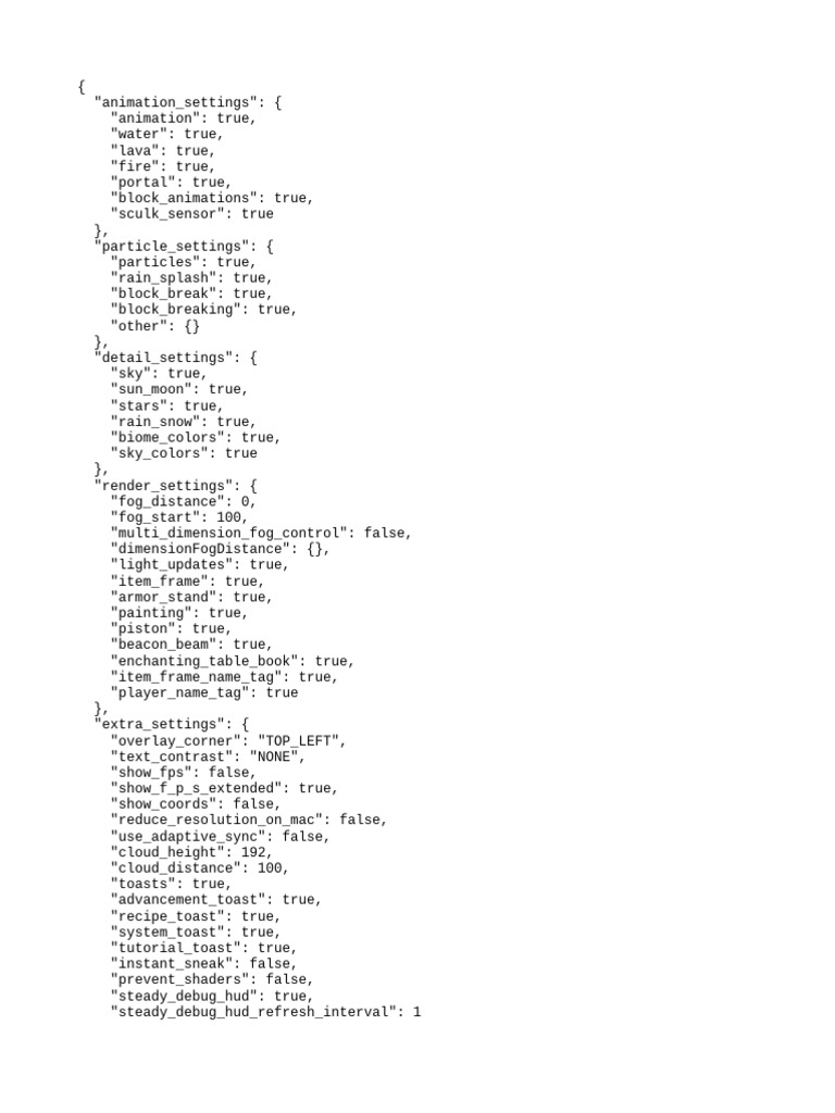 Sodium Extra Options | PDF