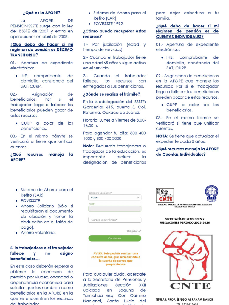 Guía sobre AFORE en México | PDF | Pensión | Desempleo