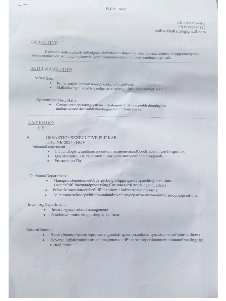 Allam Sathwika | PDF